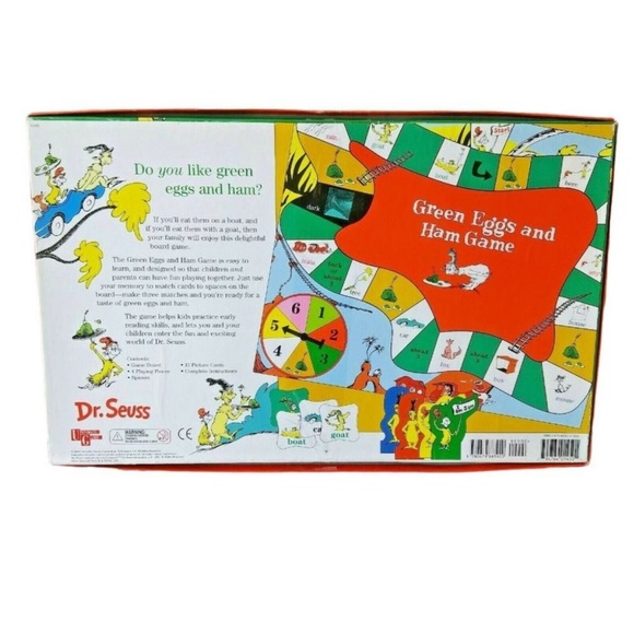 University Games | Games | Dr Seuss Green Eggs And Ham Game Vintage ...